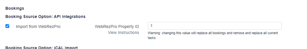 [Operto Teams] WebRezPro Integration