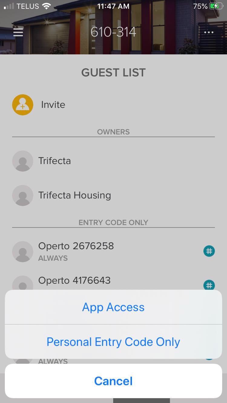 Connected by August/Yale Access App - How to Add Operto as Owner