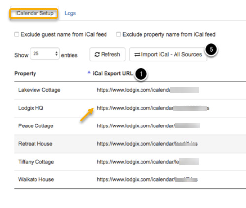 [Operto Teams] Lodgix Calendar Export iCal