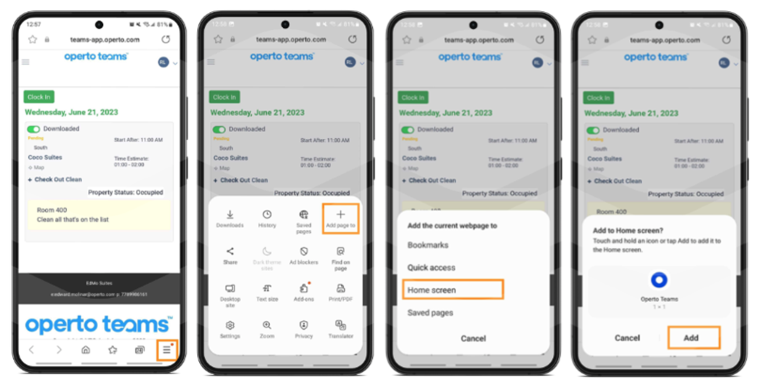 [Operto Teams] (Spanish) Dashboard Installation Instructions