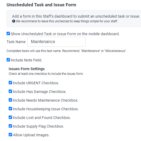 [Operto Teams] Unscheduled Task and Issues Form